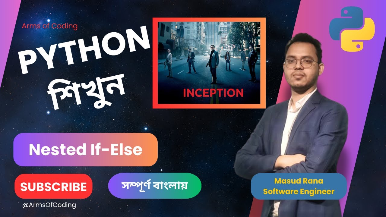 Nested If-Else in Python | Lesson 23 | Python Bangla Full Course
