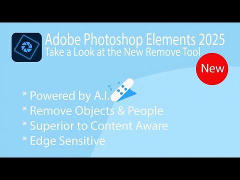 A.I. Powered Remove Tool – Photoshop Elements 2025