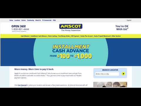 🔥 Amscot Installment Loan Review: Flexibility at a Cost
