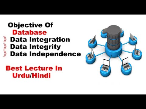 Objective Of Database | Data Integration, Data Integrity, Data Independence | Lecture In Urdu/Hindi