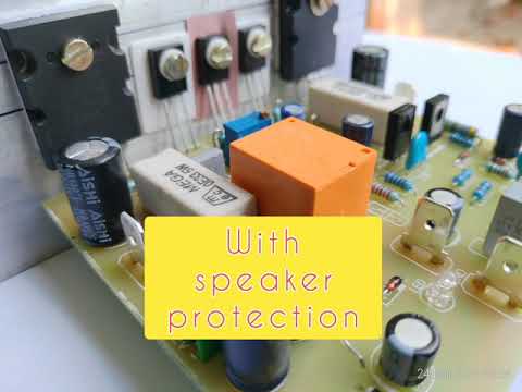 #100 watt Class AB amplifier module, with speaker protection.