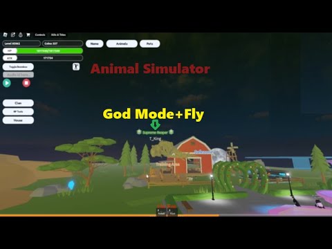 How To Be God Mode And More Animal Simulator