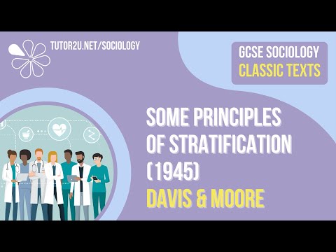 Some Principles of Stratification (Davis & Moore) | AQA GCSE Sociology Classic Texts