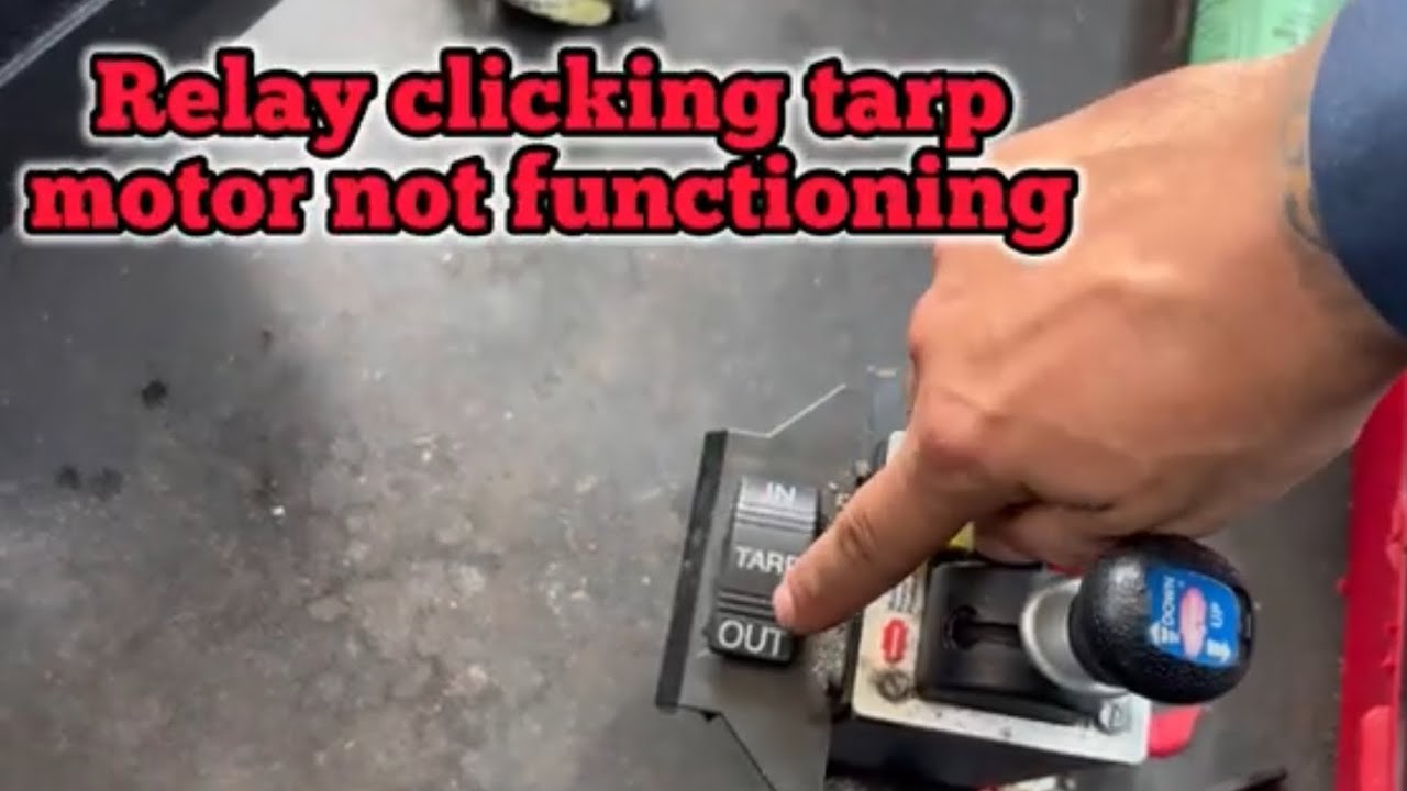 Tips for fixing Tarp motor on dump truck/trailer #semitruck