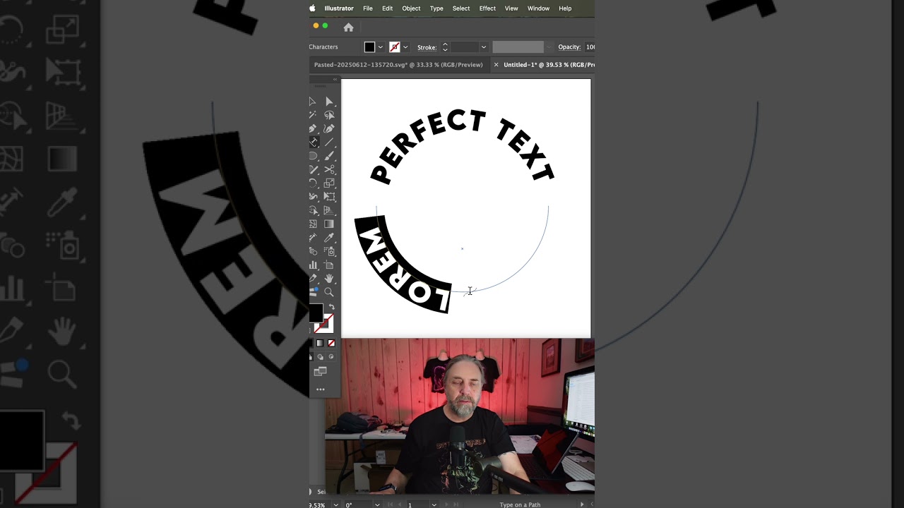 Perfect Text on a Circle in Adobe Illustrator #illustratortips #illustratortutorial