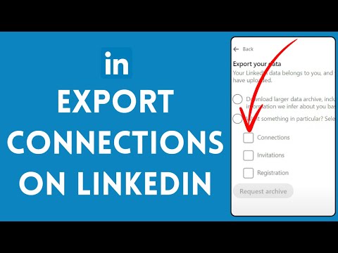 How To Export Connections From LinkedIn (2024) | Download LinkedIn Contacts/Connections
