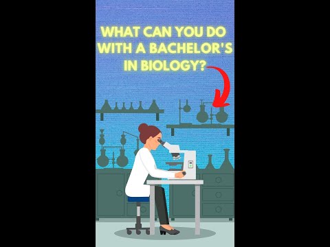 What can you do with a bachelors in biology? #shorts