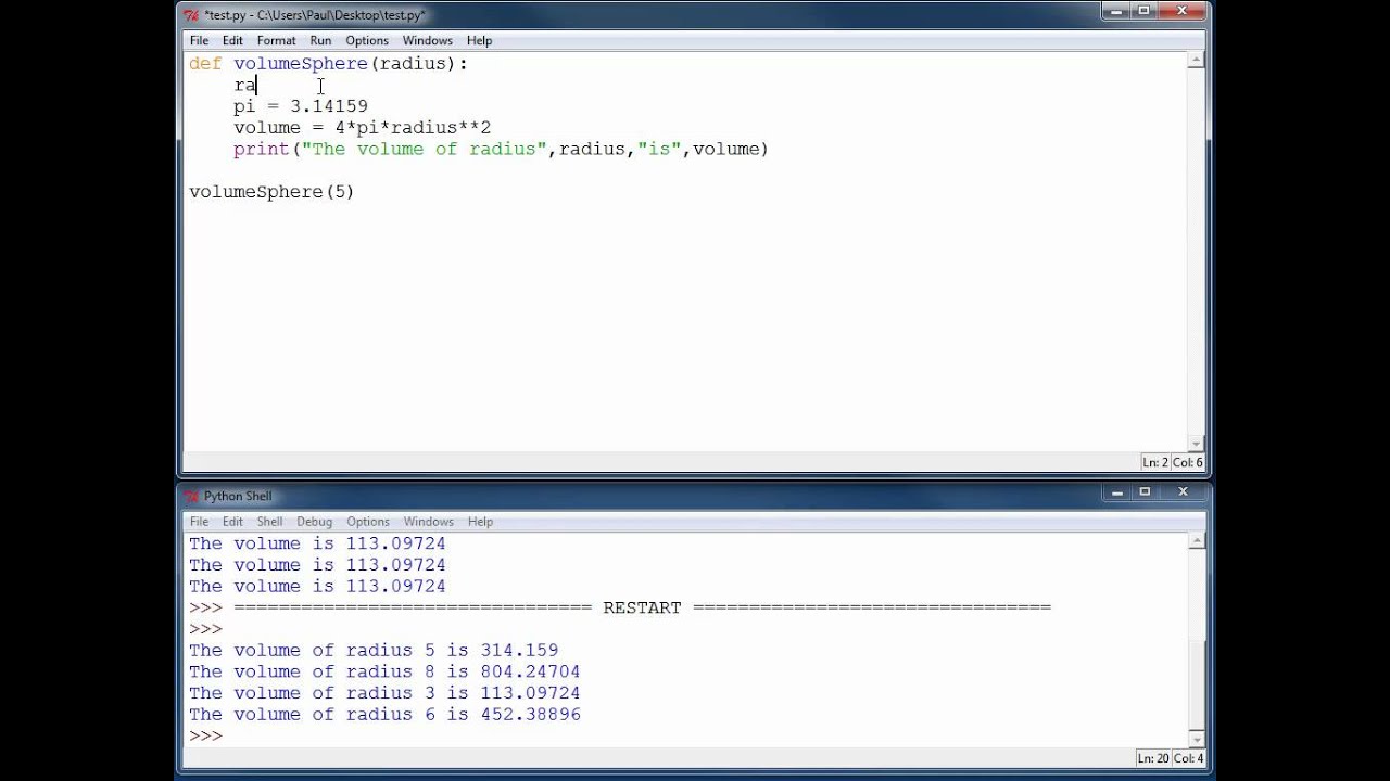 Chapter 9: Creating a Function