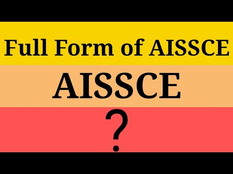 Full Form of AISSCE/ AISSCE Full Form