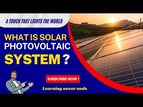 What is Solar Photovoltaic System?