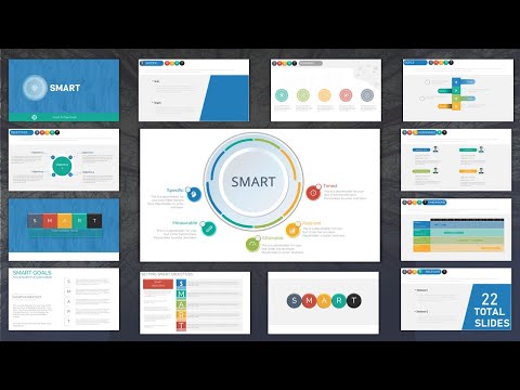 SMART Goals & Objectives PowerPoint Presentation Template - Analysistabs