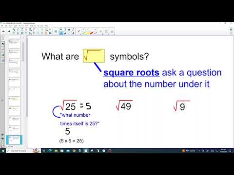 3-1 What is a square root