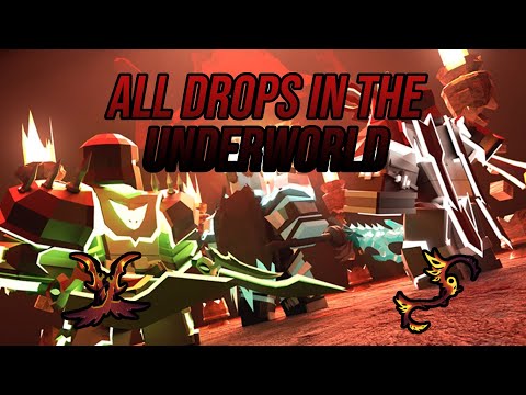 ROBLOX GUIDES - HOW TO GET EVERY DROP FOUNDED IN THE UNDERWORLD | DUNGEON QUEST