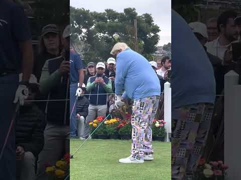John Daly No Practice to Birdie on First Hole | Hoag Classic | Champions Tour