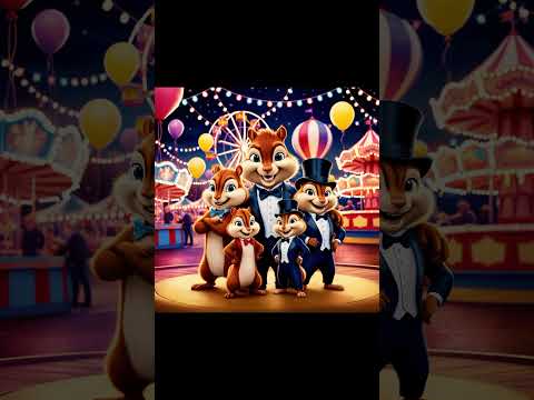 Alvin and 🥳 chimps family nijht Carnival happy #ai #midjourney #viralvideo #mizzle #alvin