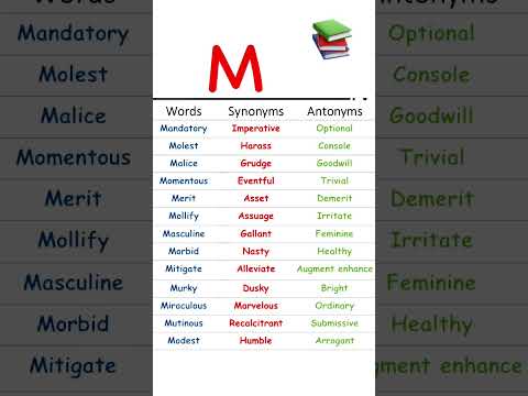 How to learn Synonyms and Antonyms for Olympiad | English #olympiad #shorts #synonymsandantonyms