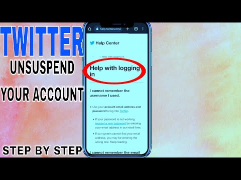 ✅ How To Unsuspend Your Twitter Account 🔴