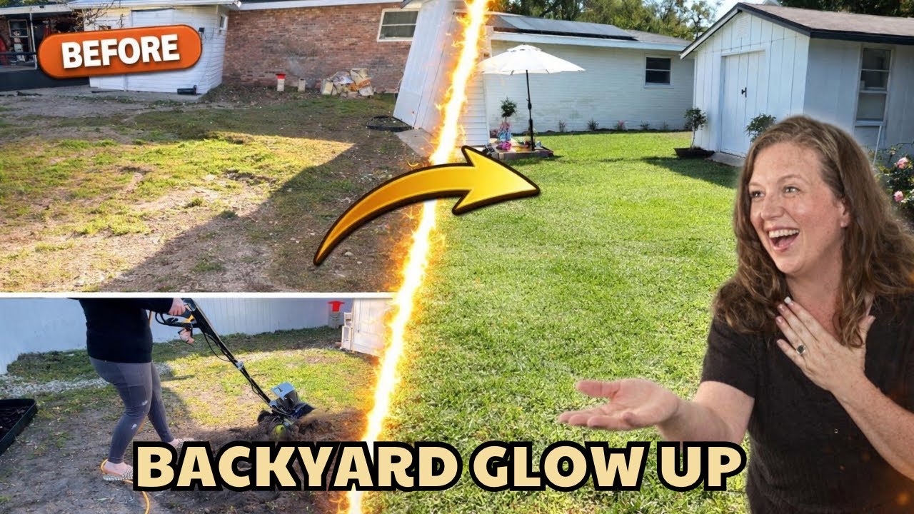 Backyard Renovation 🌸 DIY Backyard Makeover on a Budget