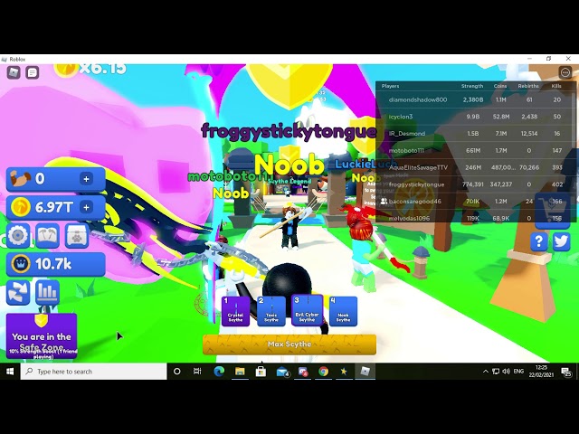 Roblox Scythe Legends Codes for January 2023: Free Strength and coins