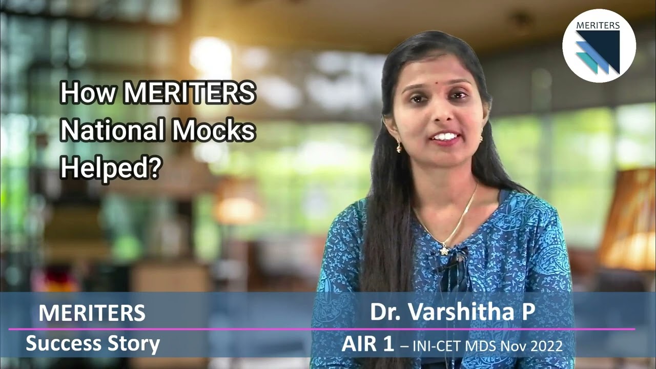 Results - MERITERS National Mocks