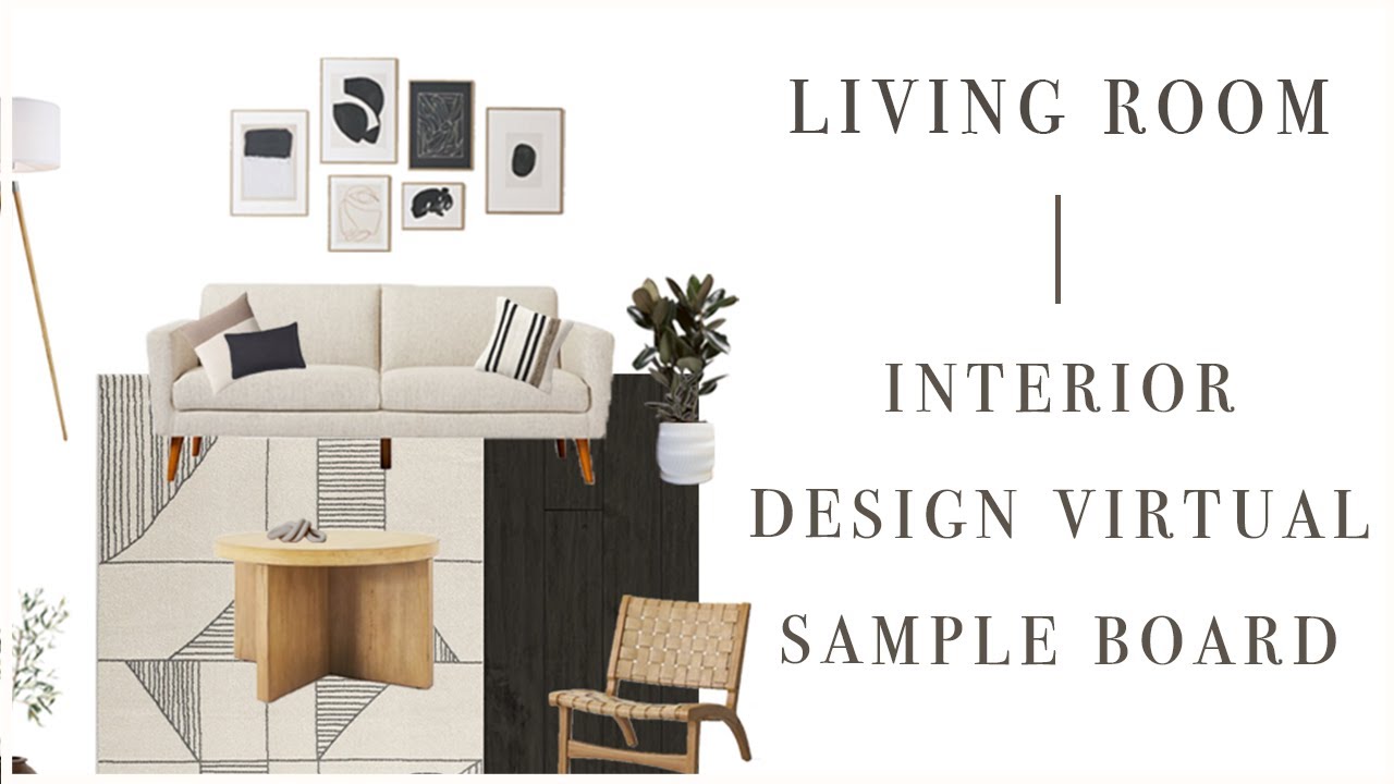 Interior Design Virtual Sample Board