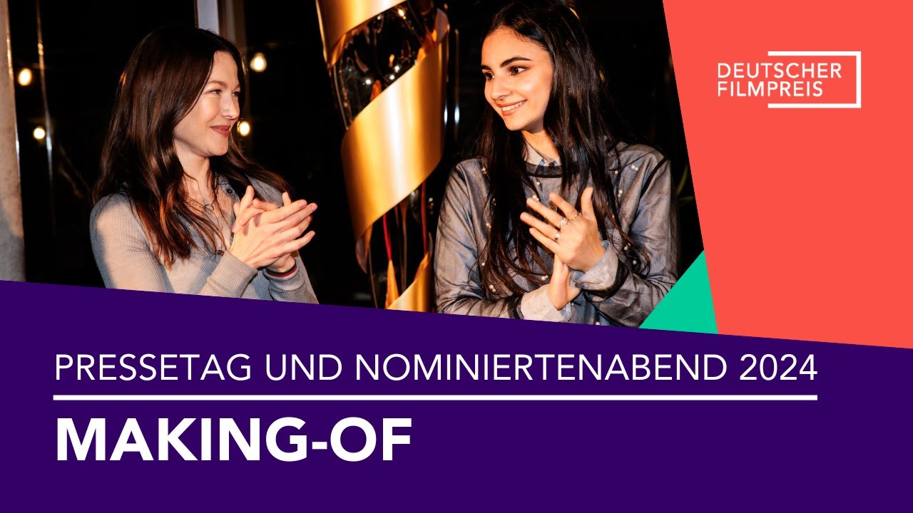 Pressetag und Nominiertenabend 2024 · Making-Of