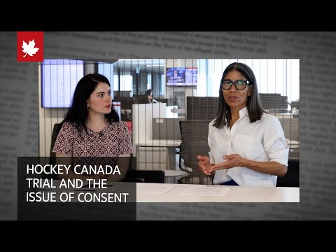 How the issue of consent has been raised in the Hockey Canada trial