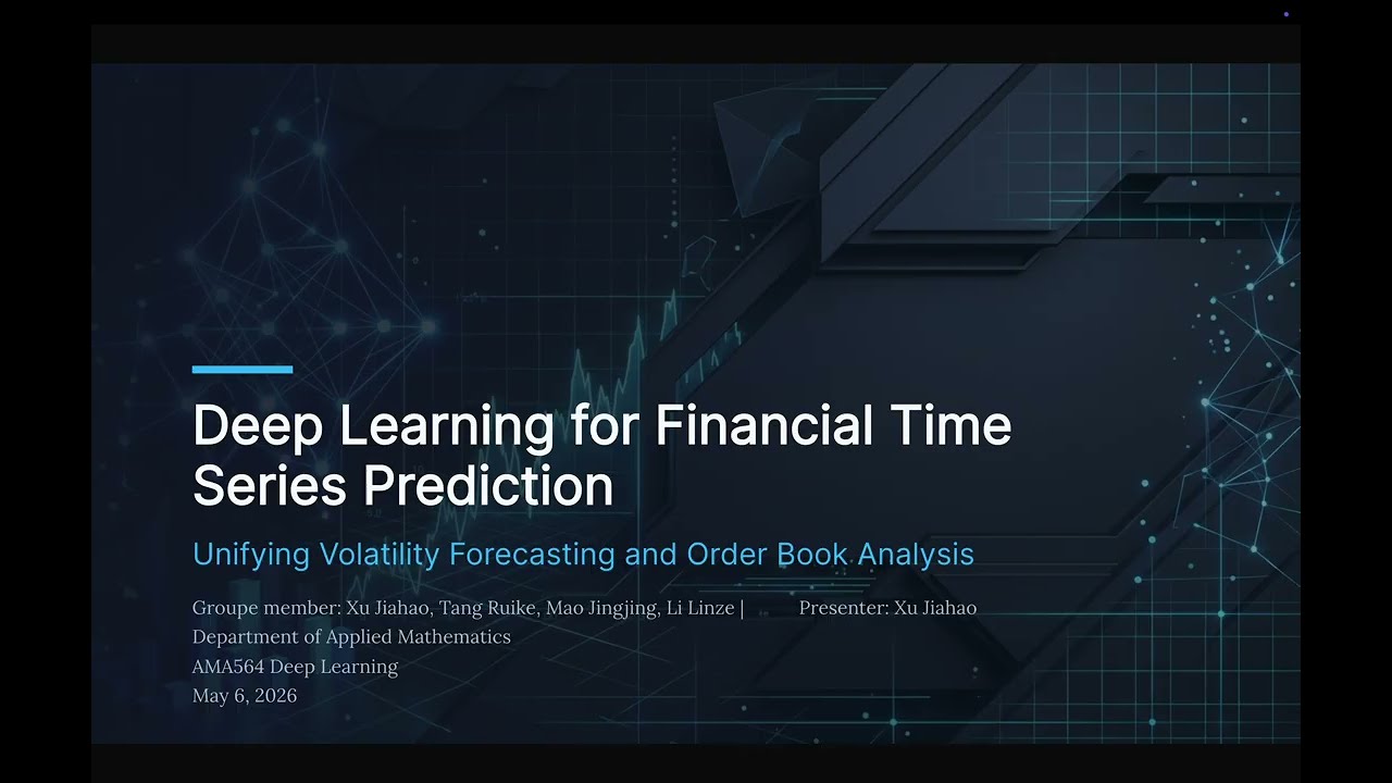 Final Project Presentation Video (AMA564 Deep Learning)