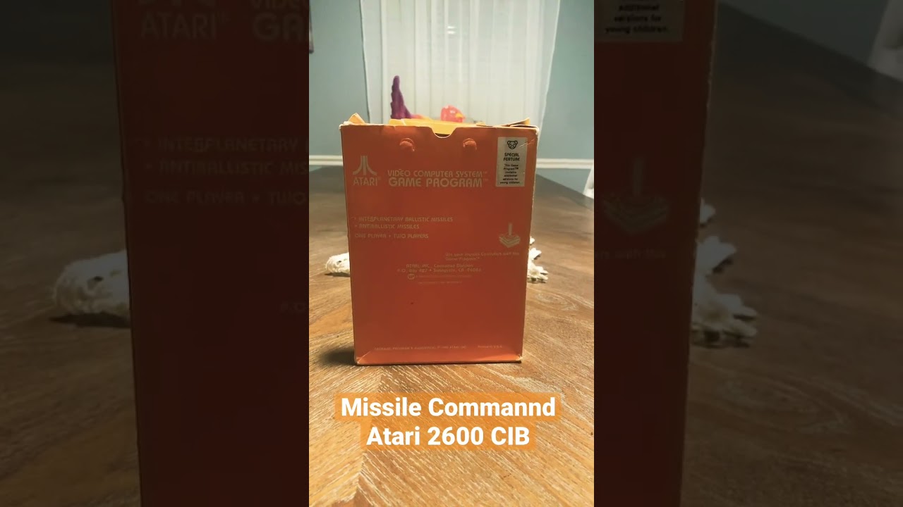 Missile Command Atari 2600 CIB #shorts