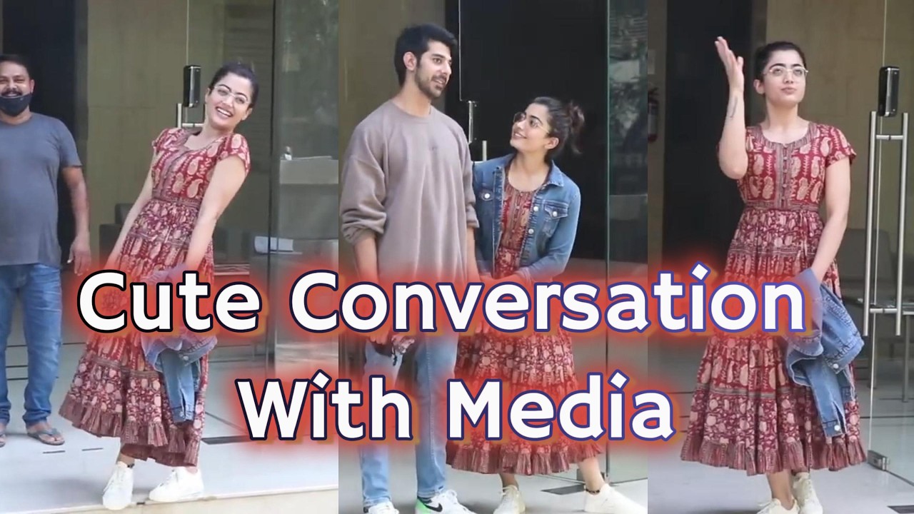 Rashmika Mandanna makes Conversation With Media