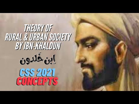 Theory of Rural and Urban Society by Ibn Khaldun