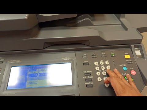 How to fix a blurred copy/uneven copy Konica Minolta Bizhub 600