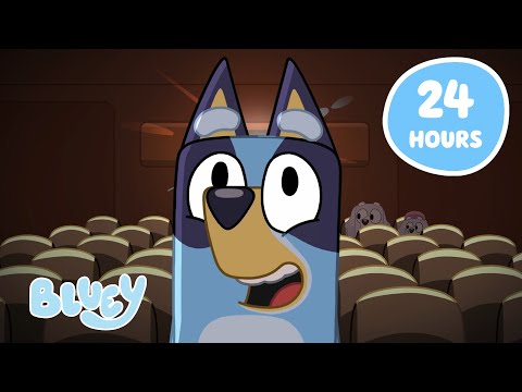 🔴LIVE: 24 HOURS+ Bluey Episodes in HD! 🍿 💙 | 18 FULL EPISODES | Bluey