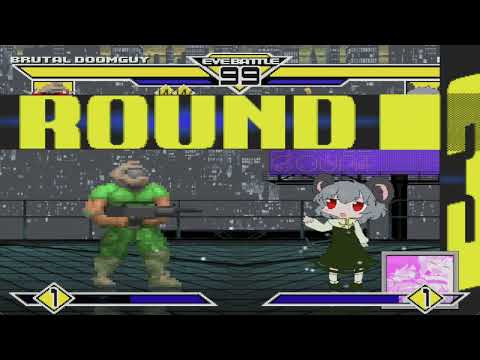 mugen 1.1b1 eve battle brutal doomguy vs nyn remake 1p