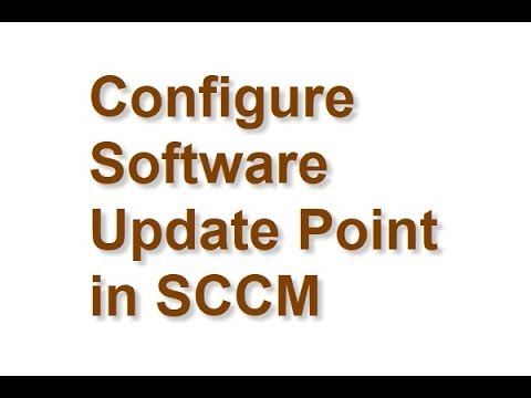 Configure Software Update Point in SCCM