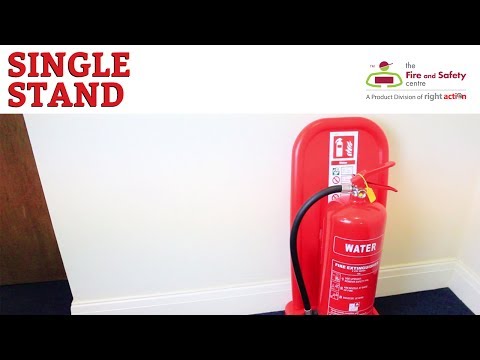 Rotationally Moulded Single Extinguisher Stand