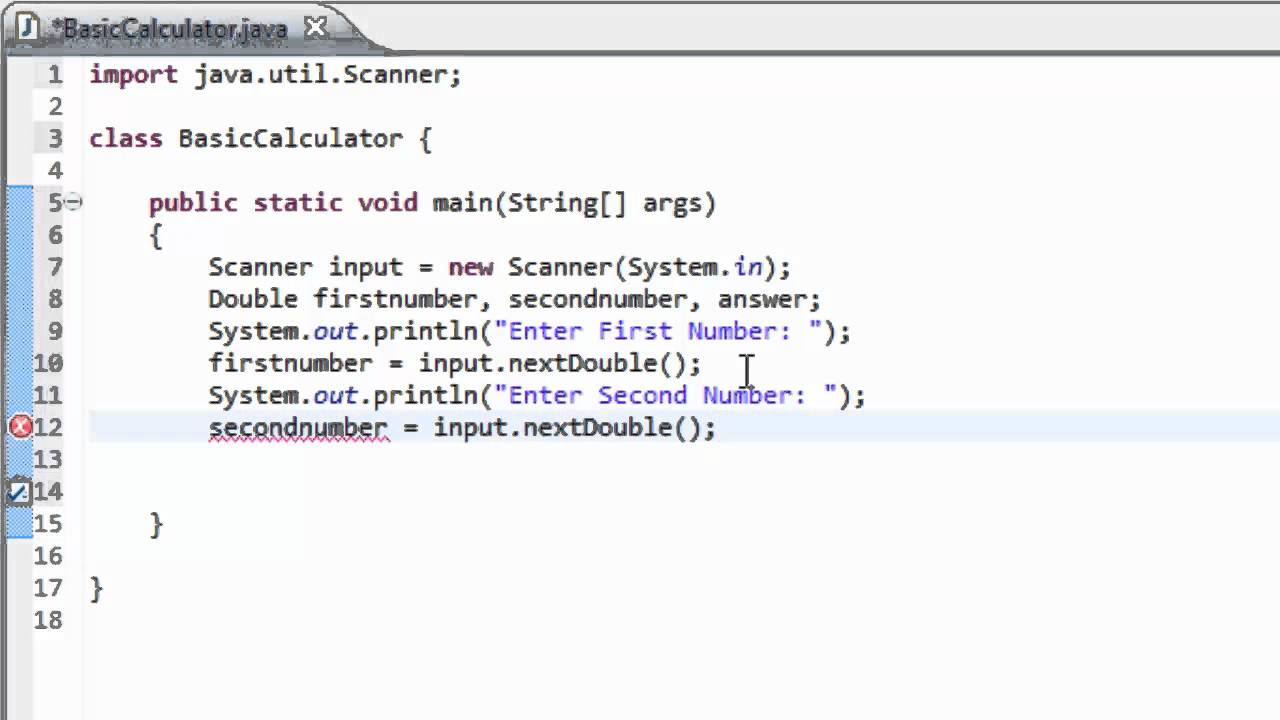 Building a Basic Calculator in Java
