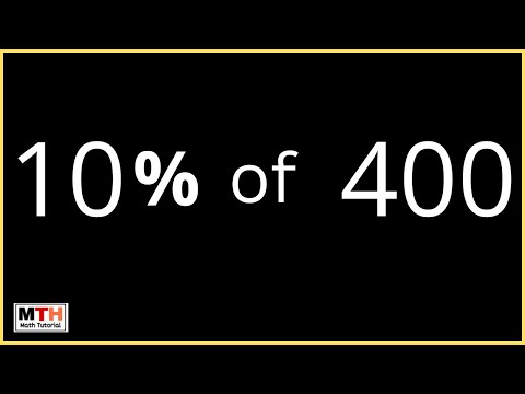 What is 10 percent of 400? (10% of 400)