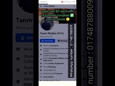 increase unlimited Facebook follower 🔥 | #facebook #page #boost #follow #followers