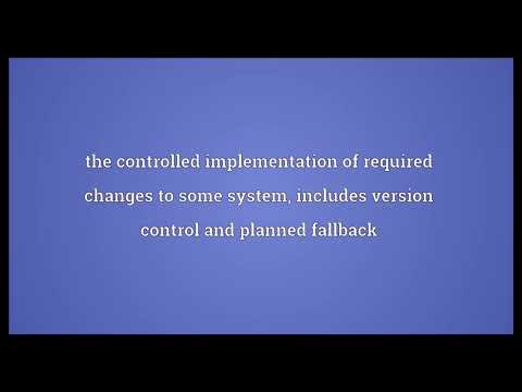 Change management Meaning