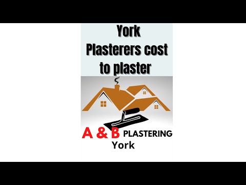 York Plasterers cost to plaster #shorts