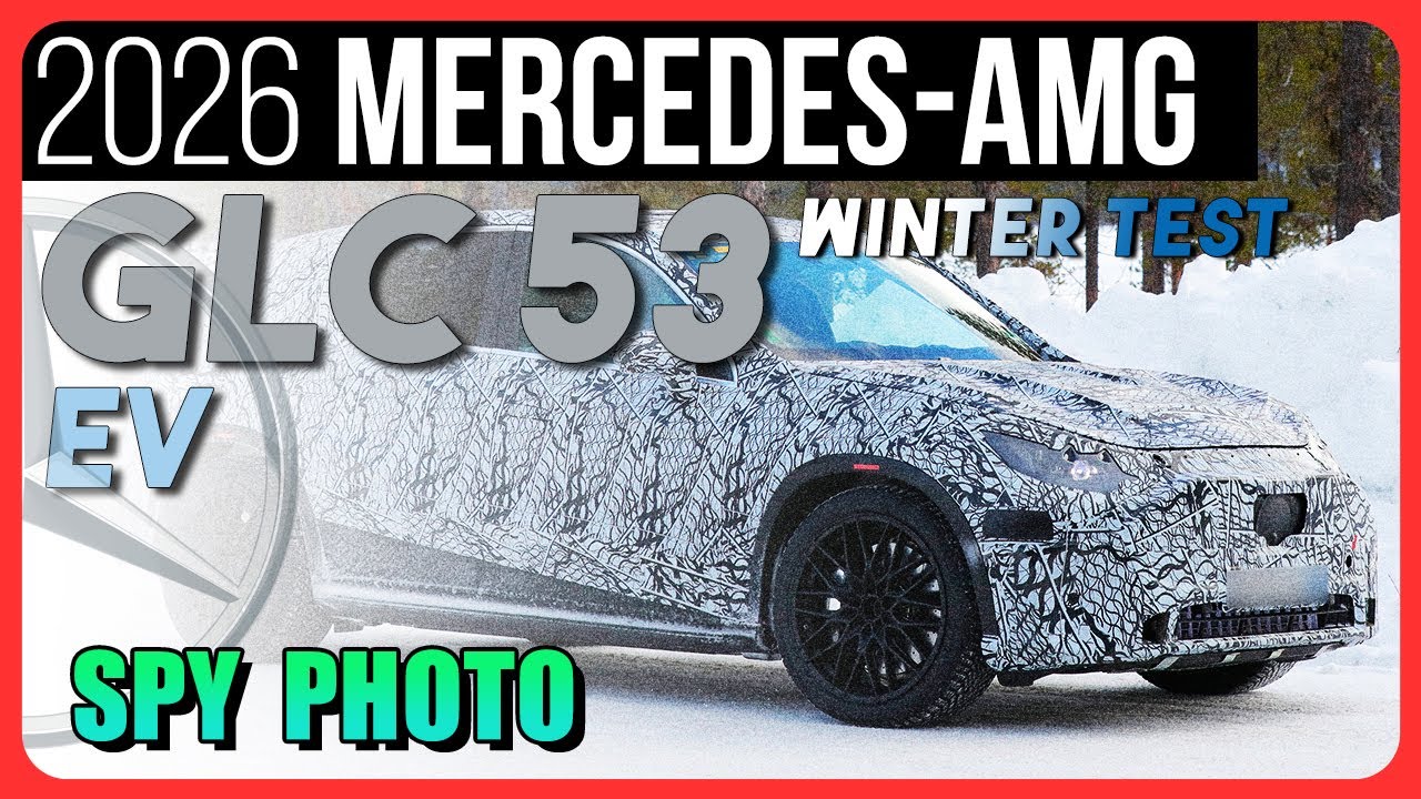 2026 Mercedes-AMG GLC 53 EV Makes Spy Photo Debut, Packs Dual-Motor AWD - autoevolution