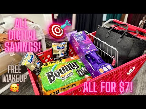 TARGET Digital Coupon Deals | Spend $50, Get $15 Gift Card| Household and Beauty Stock Up Time! 🎯🙌🏾