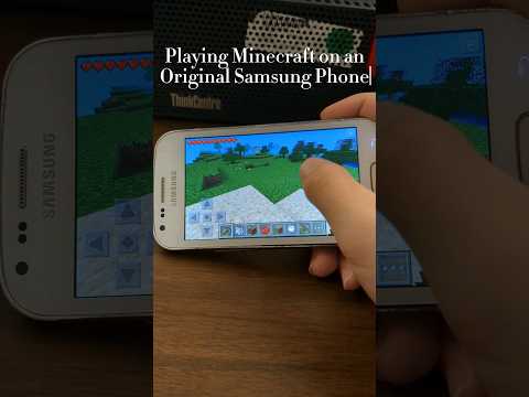 Minecraft on an Original Samsung Phone ???? #shorts #samsung #phone #minecraft