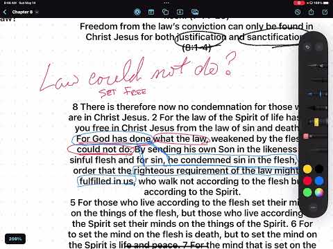 Romans 8:3-4 How does God fulfill the requirement of the law in us