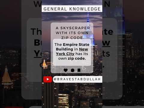#GeneralKnowledge: #Skyscrapper with own #zipcode - #NYC #NewYork #travel #travelfacts #citylife