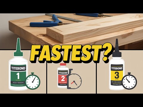 Titebond 1 vs 2 vs 3: Which Wood Glue Dries the Fastest?