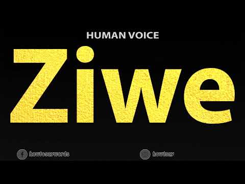 How To Pronounce Ziwe