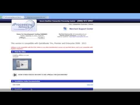 ePNSyncPC - Downloading Payments