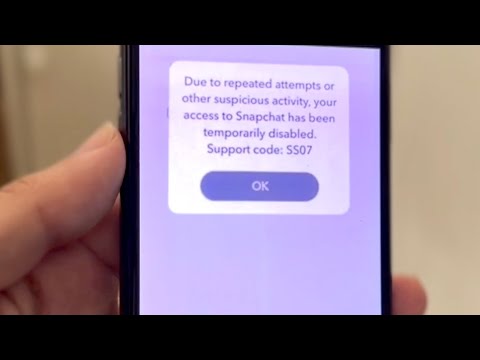 How To FIX Snapchat Error Code SS07! (2024)
